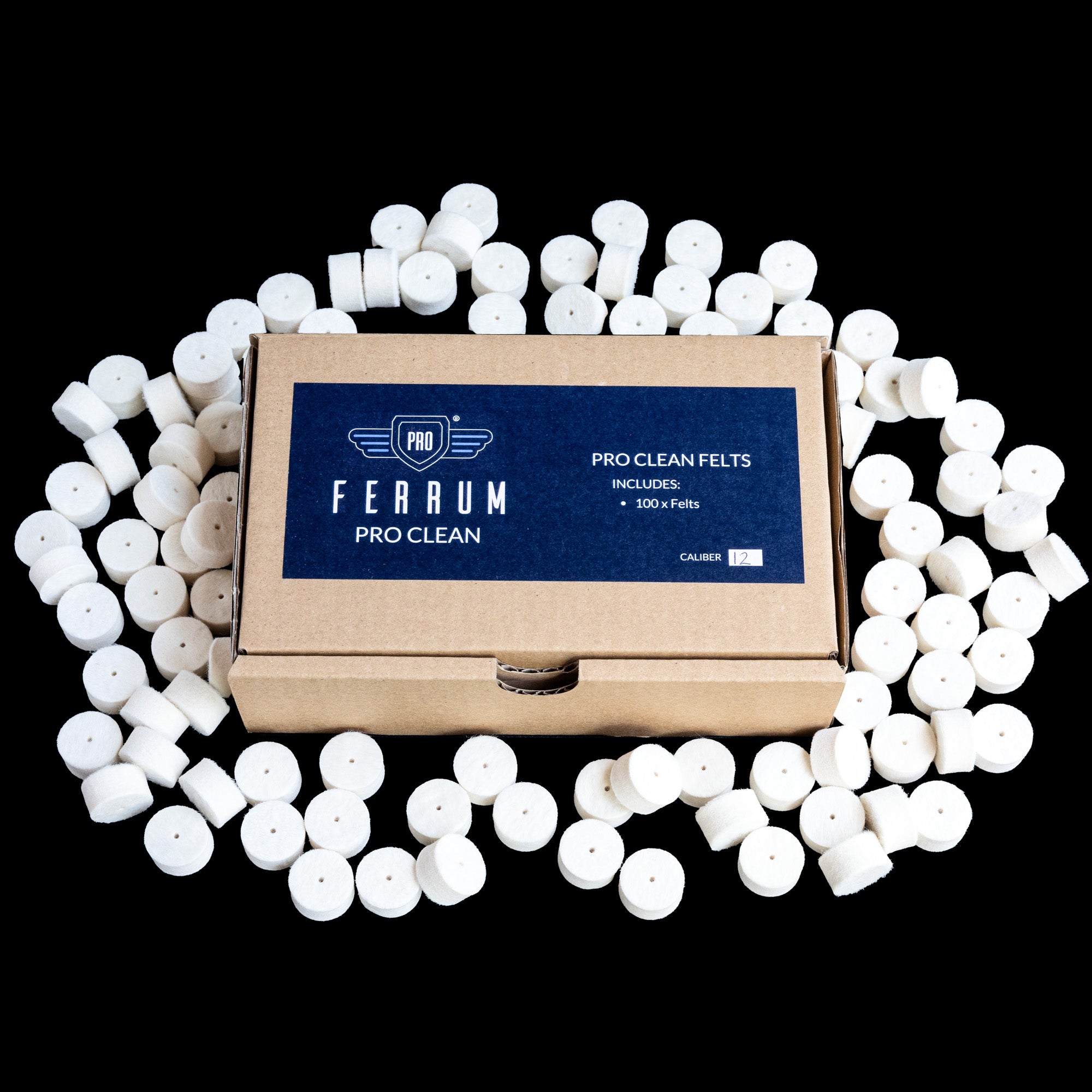 PRO CLEAN S/G FELTWAD CLEANERS QTY 100